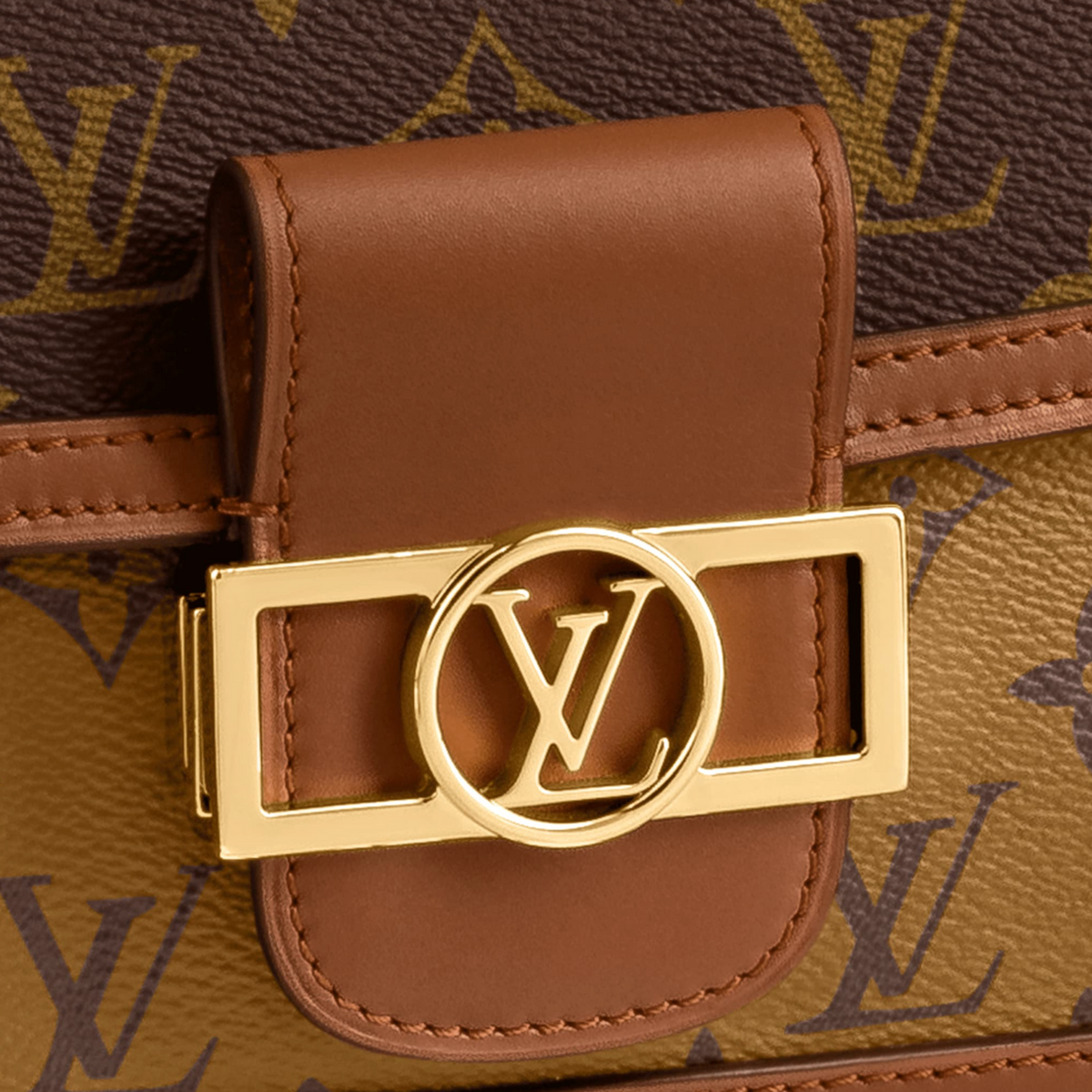 Louis Vuitton Monogram Reverse Mini Dauphine M44580– TC