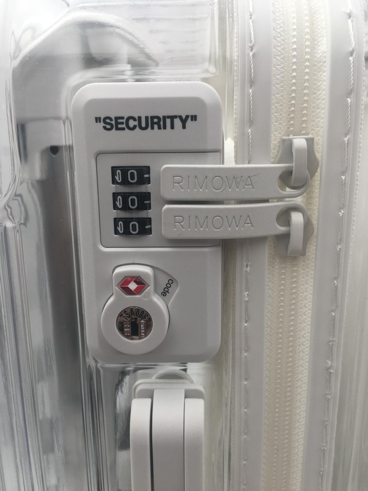 Virgil Abloh Off-White X Rimowa Transparent Luggage– TC